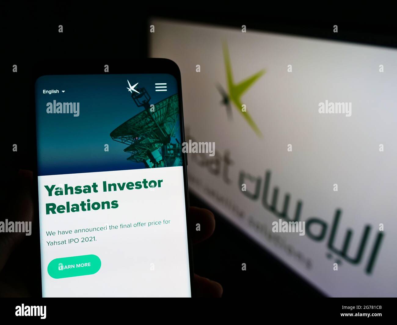 Al yah satellite communications company hi-res stock photography and ...
