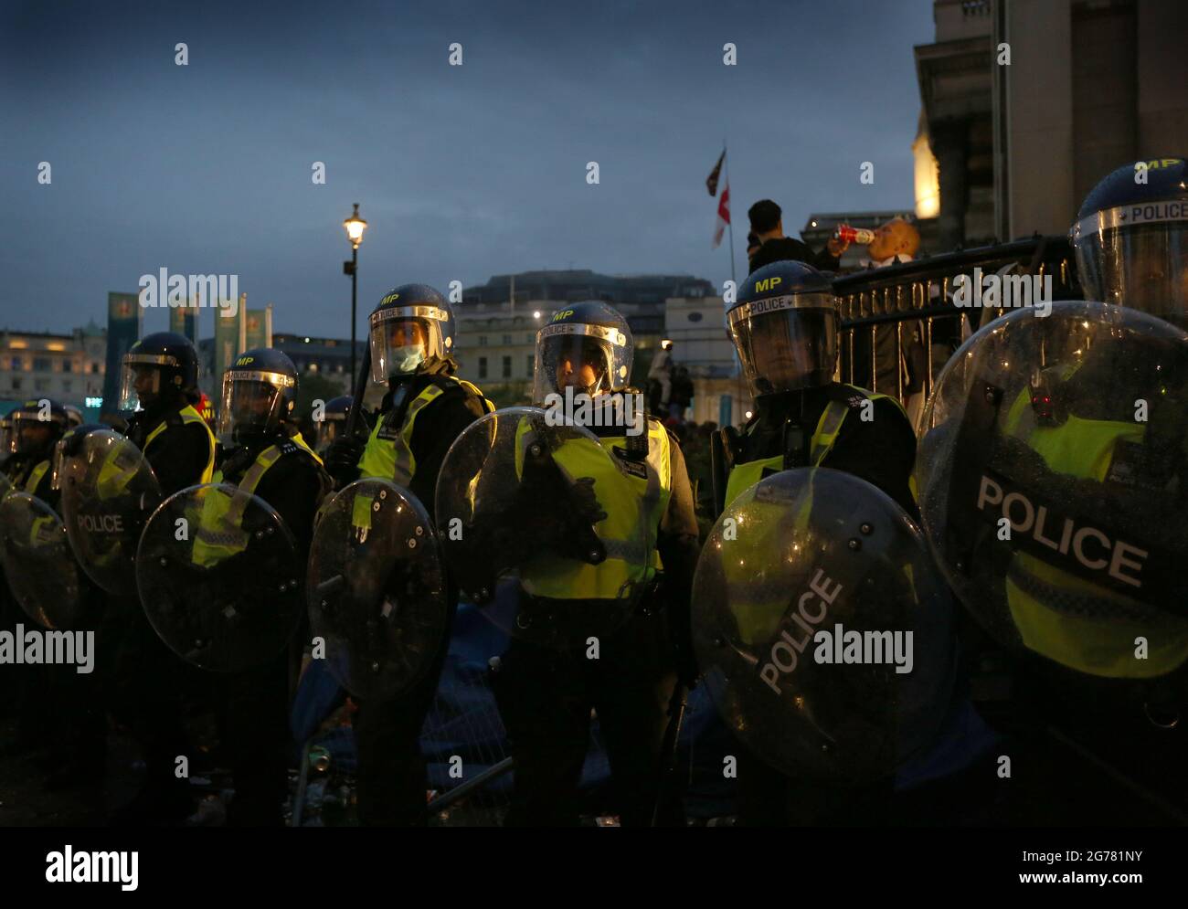 England fans riot hi-res stock photography and images - Alamy