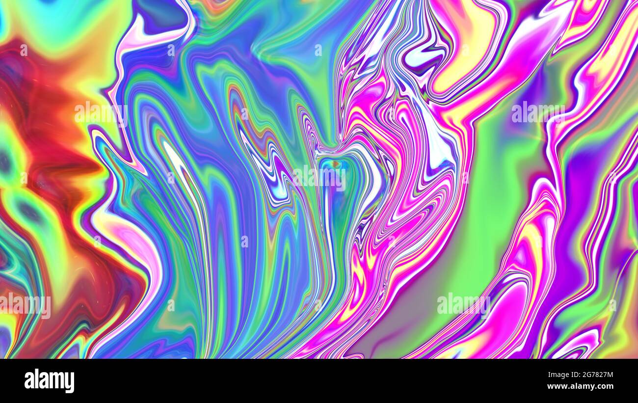 Abstract multicolored liquid texture background Stock Photo - Alamy