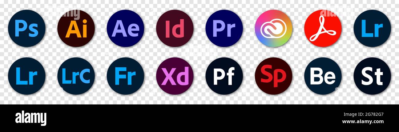 Adobe apps Stock Vector Images - Alamy