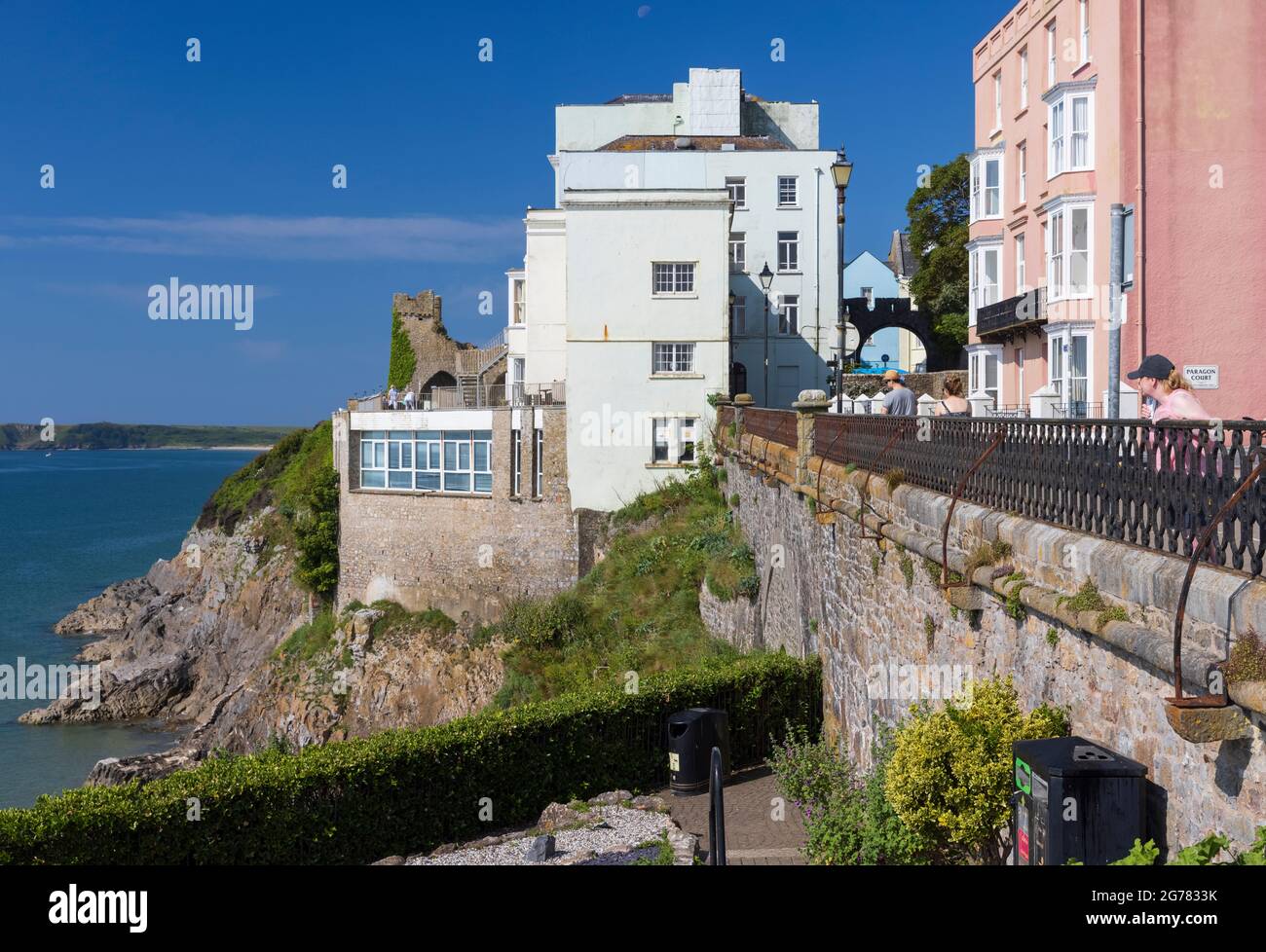 The Paragon, Tenby, Pembrokeshire, Wales Stock Photo - Alamy