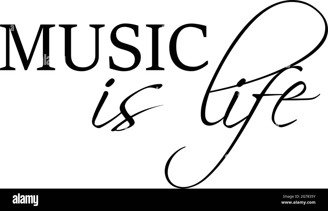 Music Lovers slogan for print or use as poster, card, flyer or T Shirt ...