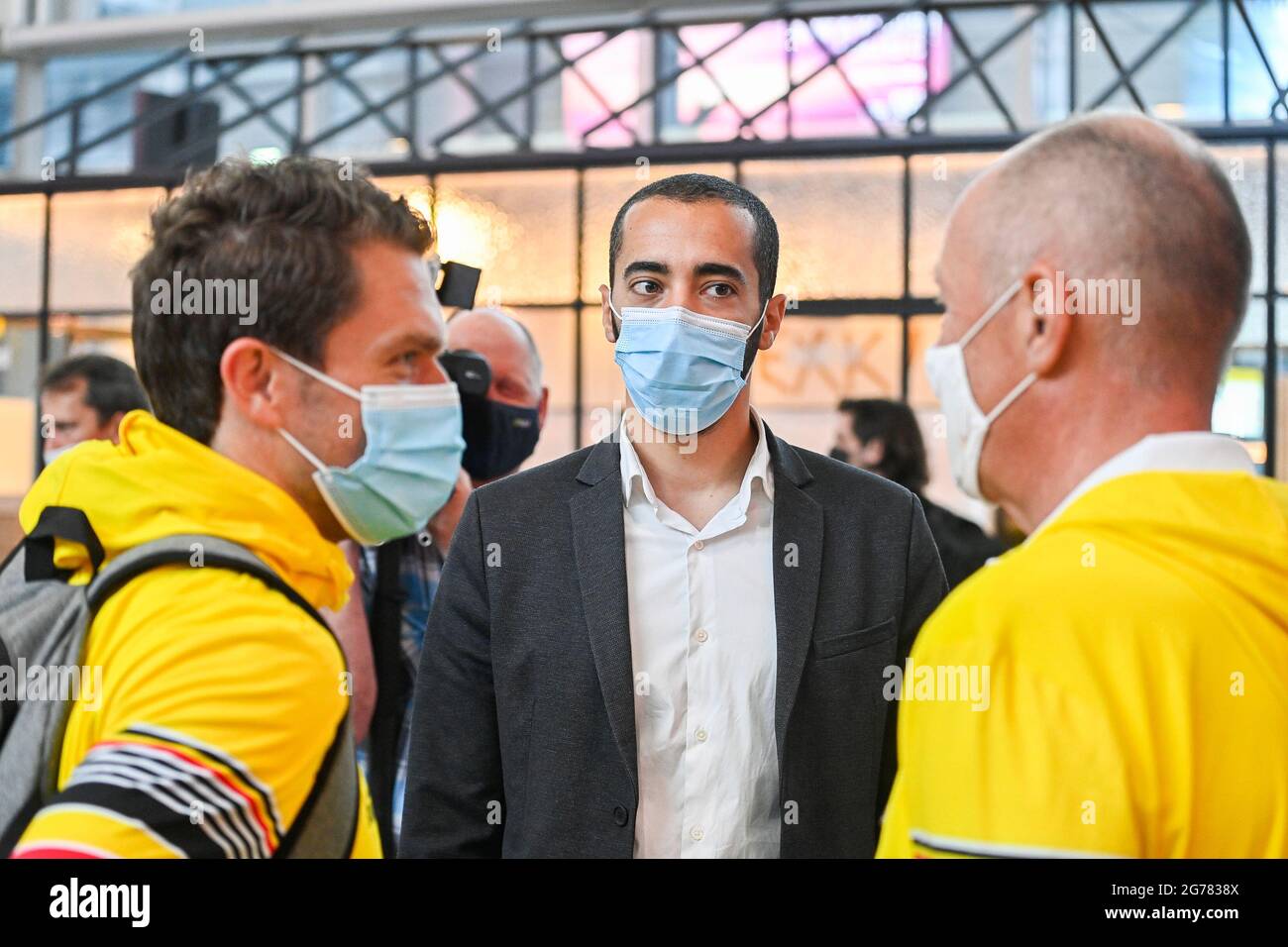 Belgian hockey player Vincent Vanash, State Secretary for Asylum and ...
