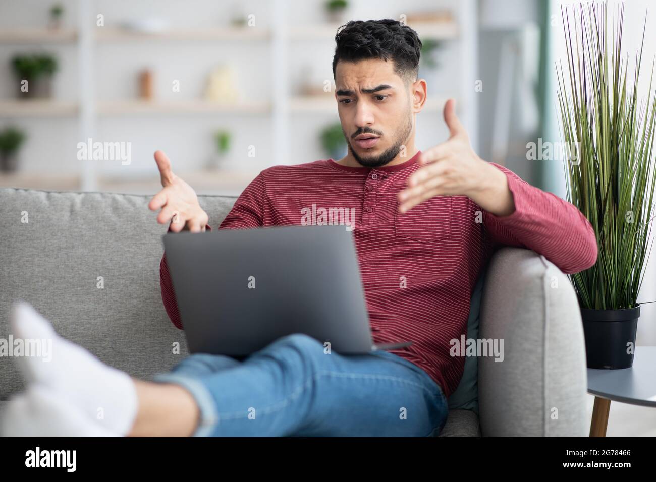 Annoyed laptop typing hi-res stock photography and images - Alamy