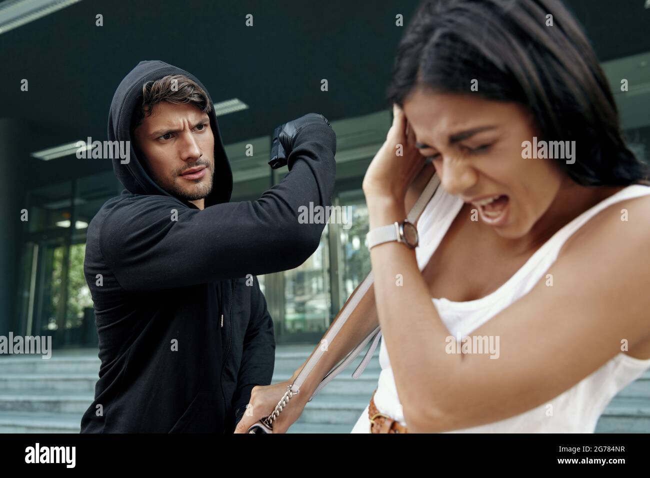 Bandit with pistol hi-res stock photography and images - Alamy