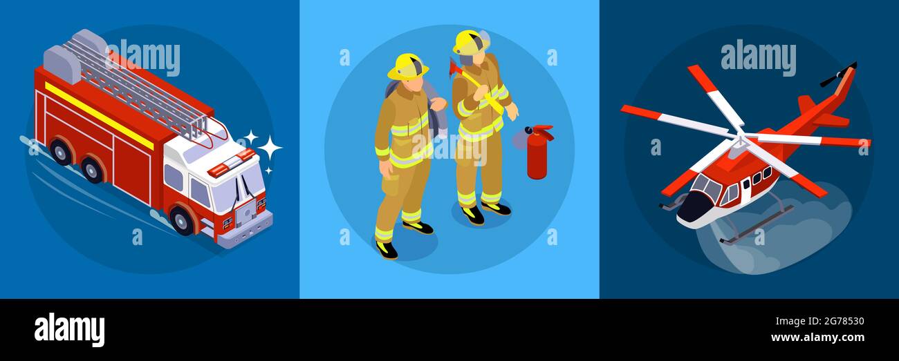 Firefighting crew Stock Vector Images - Alamy