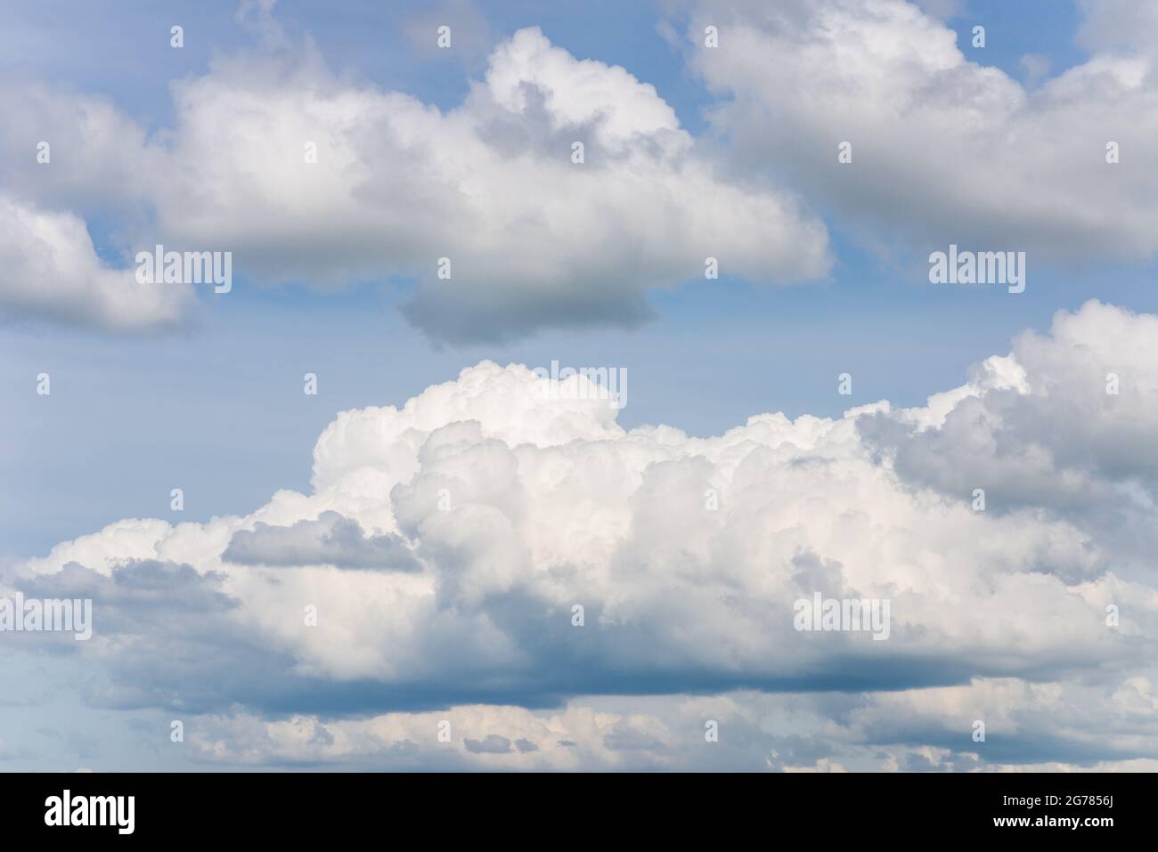 beautiful sparse clouds in the blue sky.Cloudscape. Blue sky and white ...