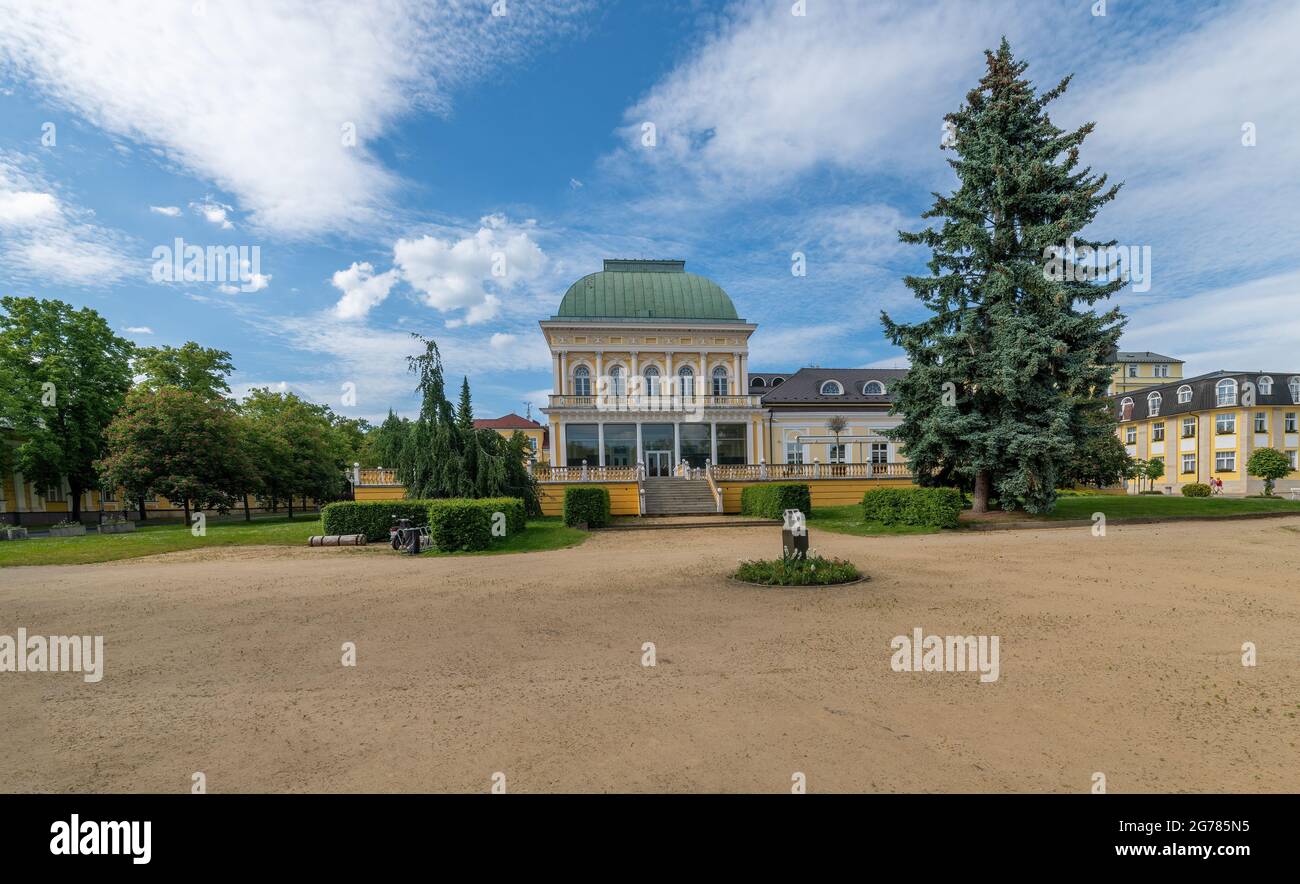 Frantiskovy Lazne (Franzensbad) - center of famous great Czech spa town ...
