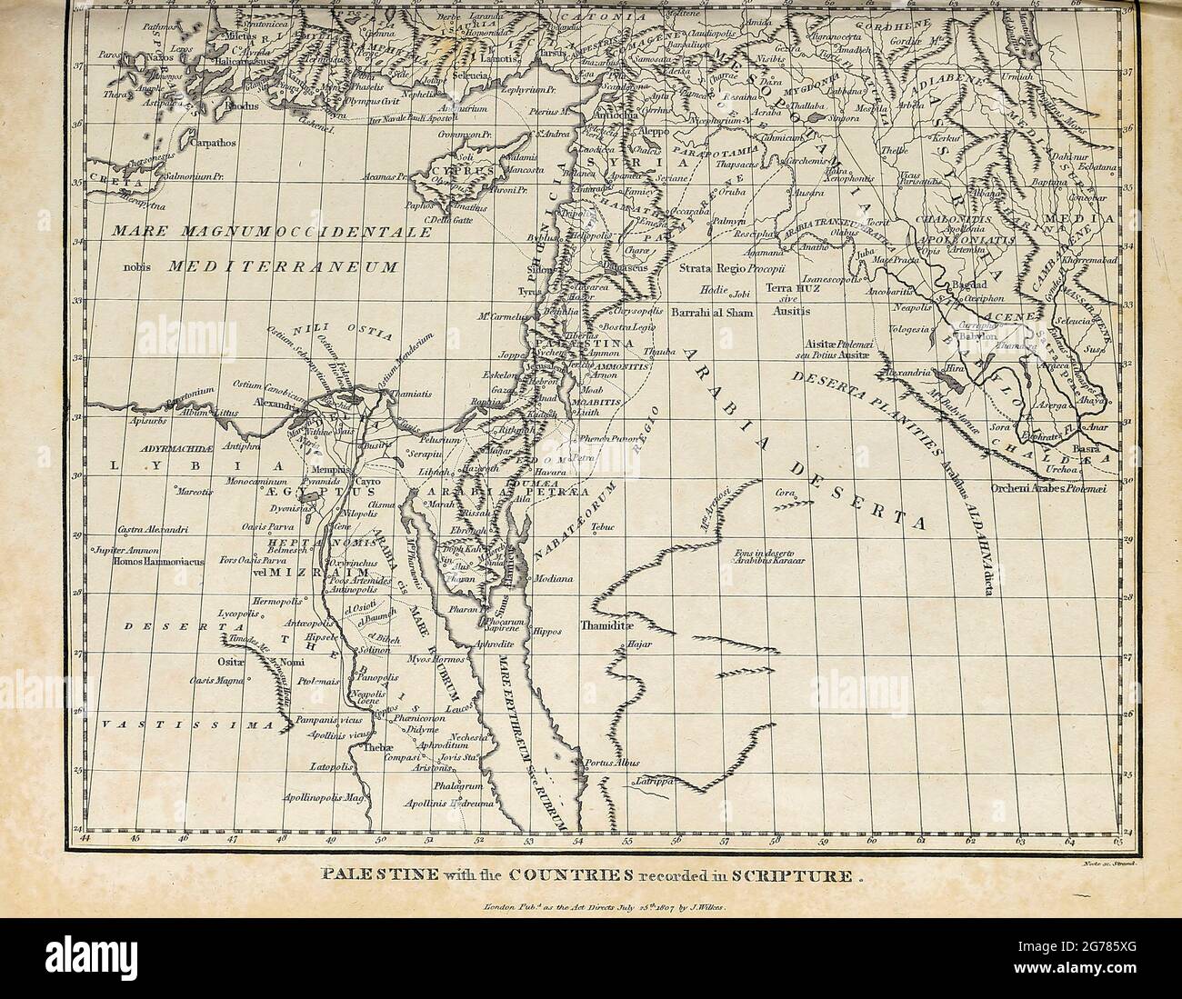 Ancient israel map hi-res stock photography and images - Alamy