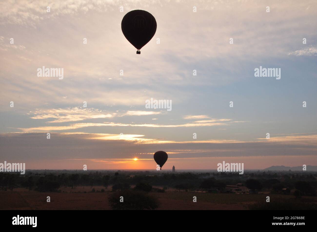 View cityscape of Bagan or Pagan ancient city and landscape UNESCO ...