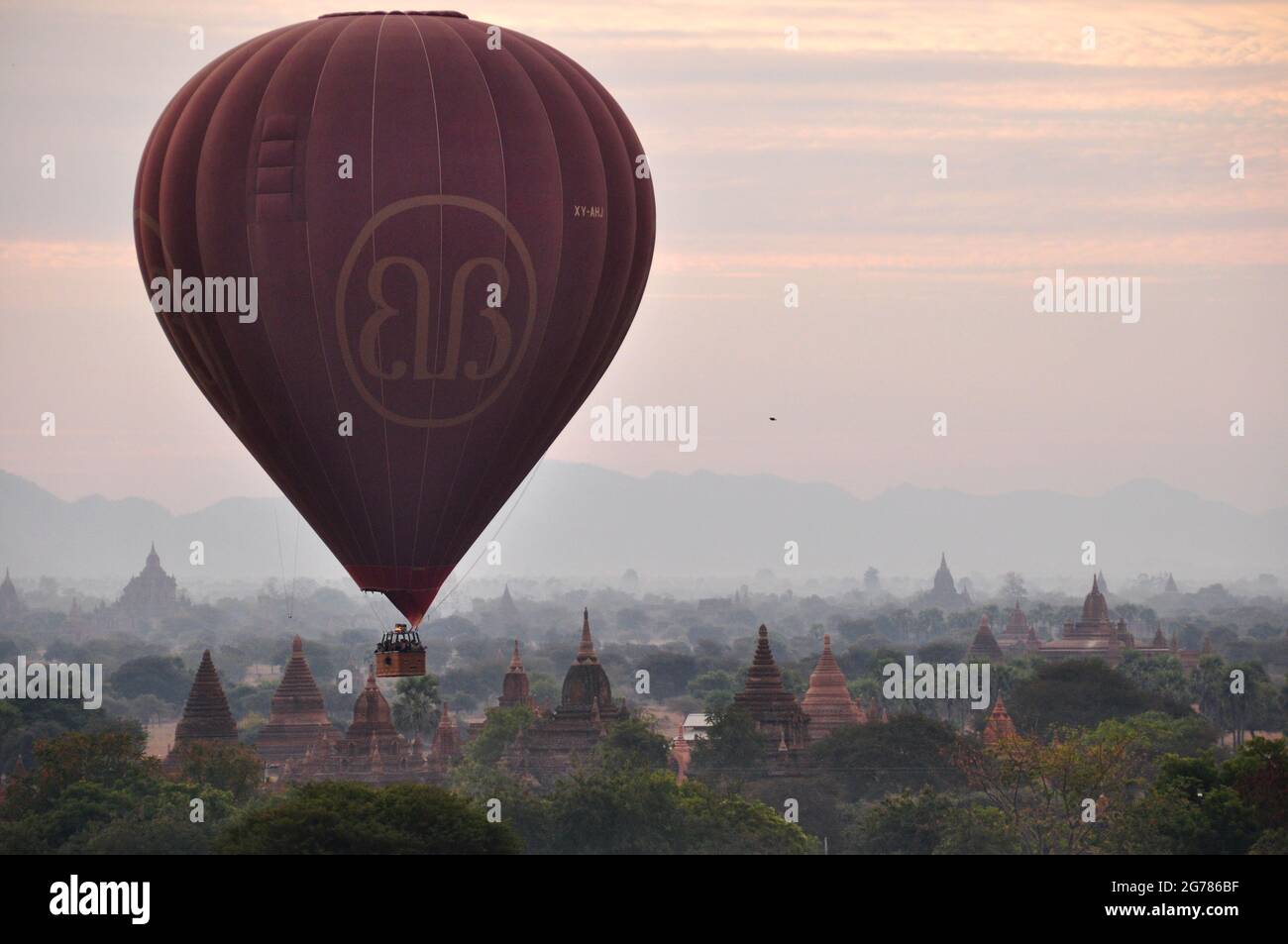 View cityscape of Bagan or Pagan ancient city and landscape UNESCO ...
