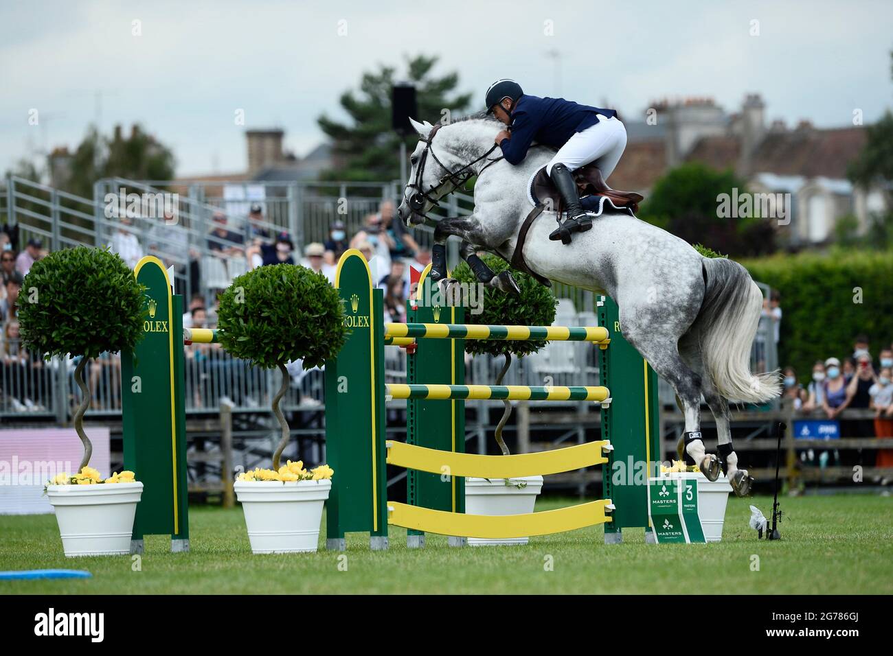 Roger Yves Bost riding Cassius Clay Vdv Z during the Masters Chantilly ...