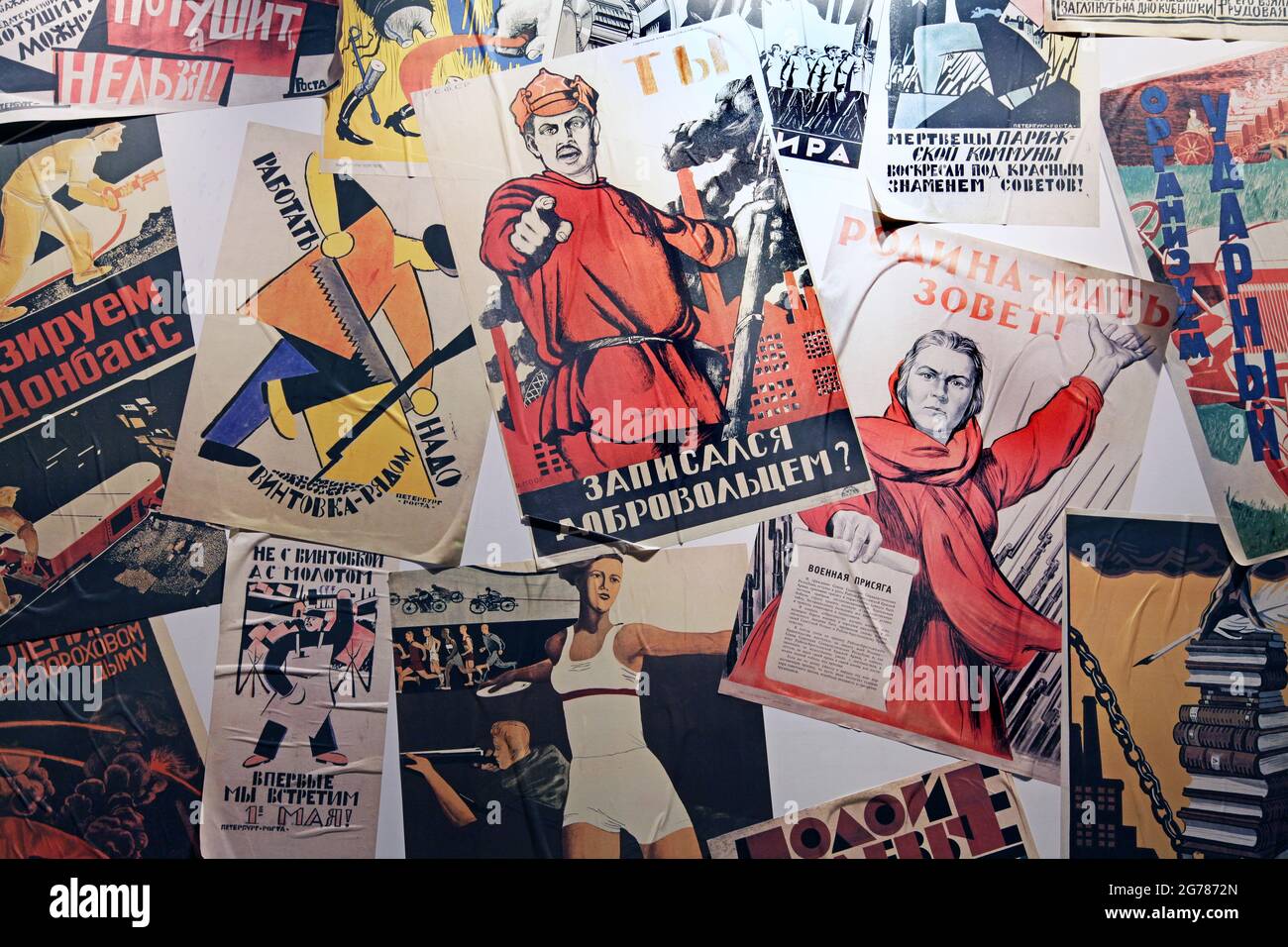 Russian Poster High Resolution Stock Photography and Images - Alamy