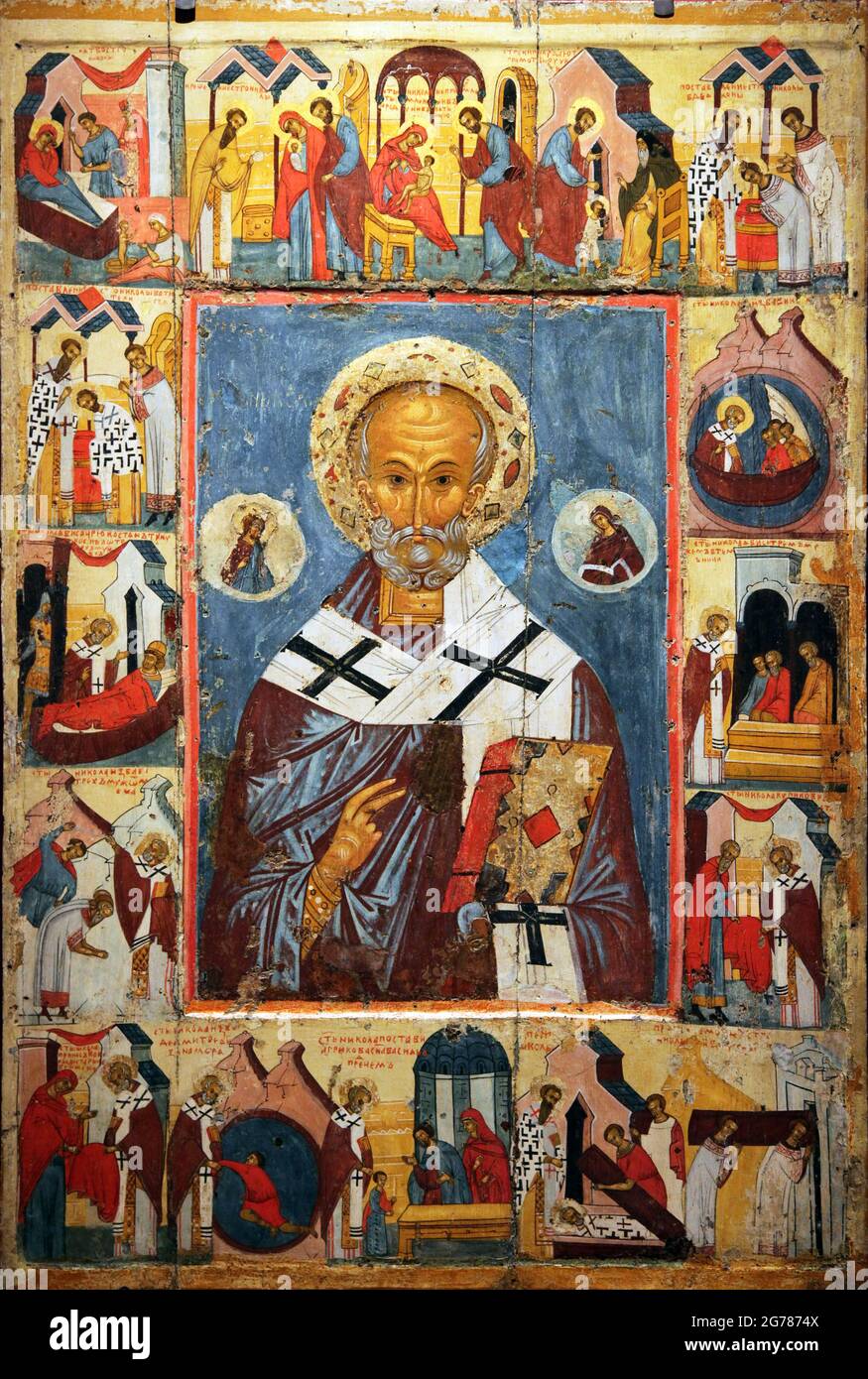 Levkas primed pavoloka cloth and wood hi-res stock photography and ...