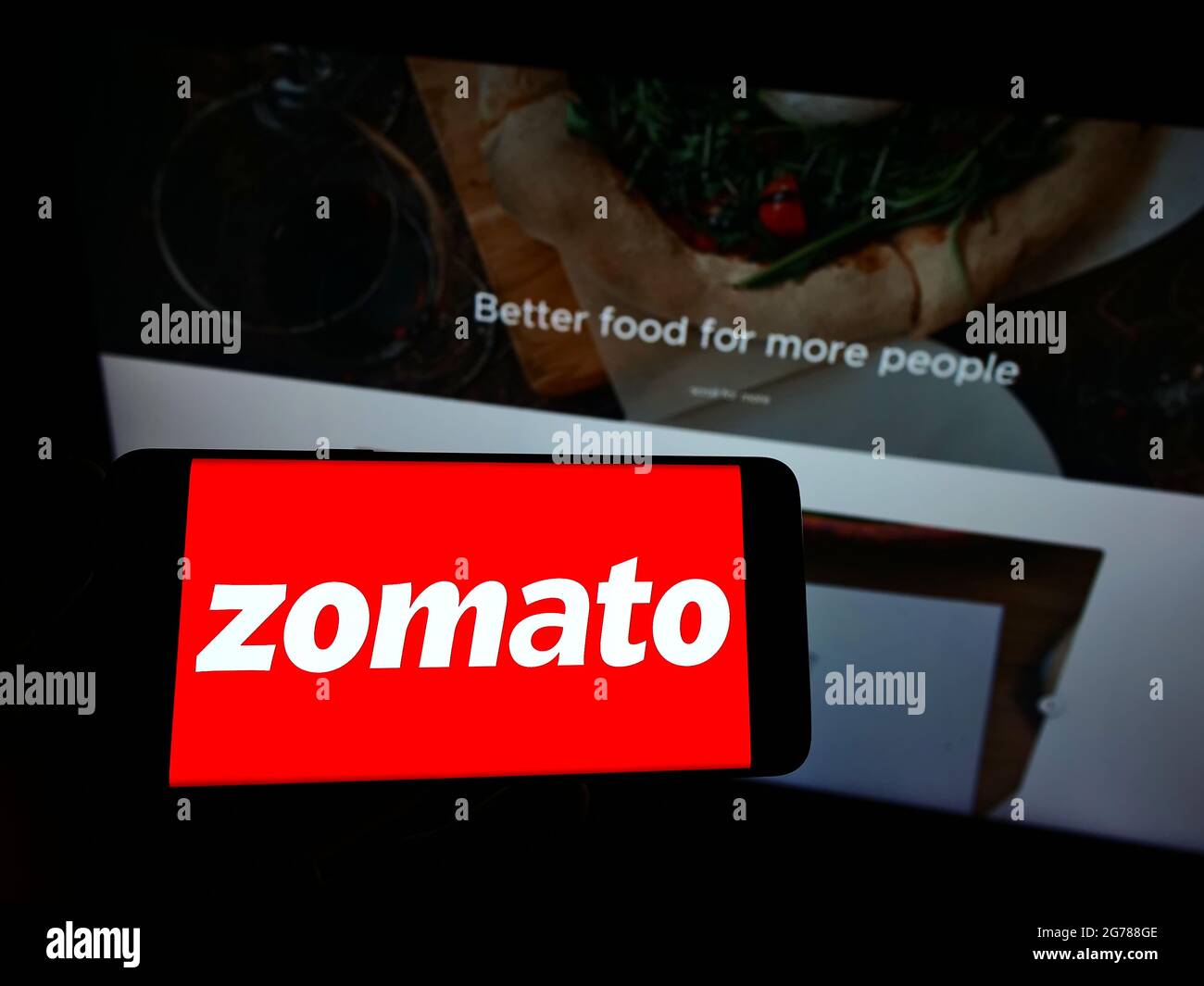 Zomato logo hi-res stock photography and images - Alamy