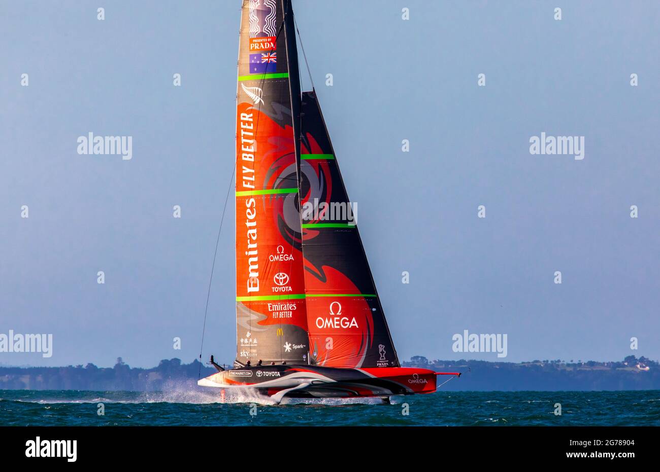 The 36th America’s Cup presented by PRADA, Race Six, Emirates Team New ...