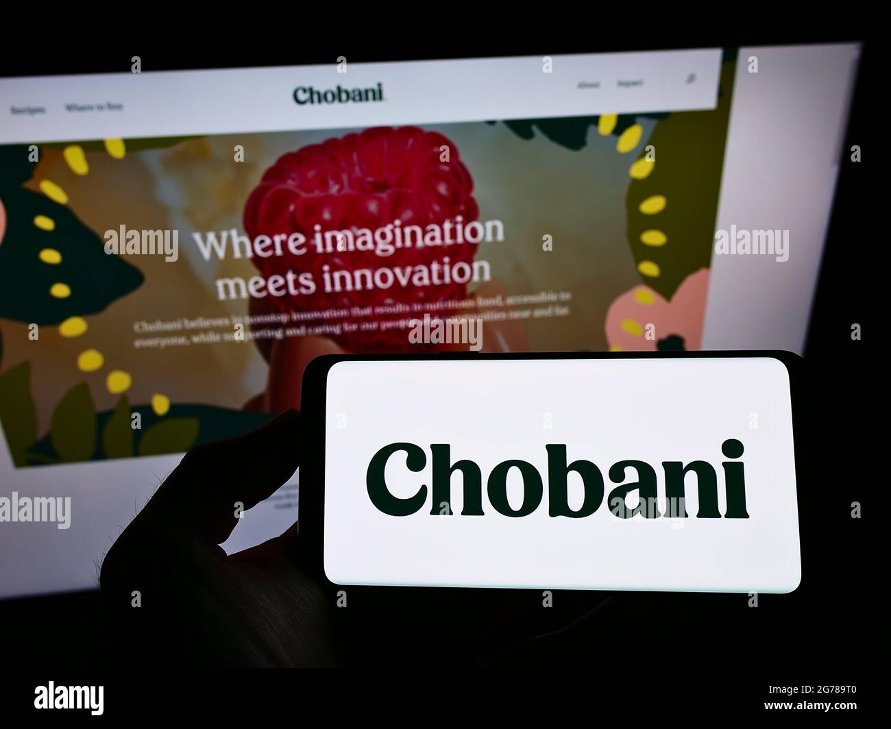 Chobani advertisement hi-res stock photography and images - Alamy