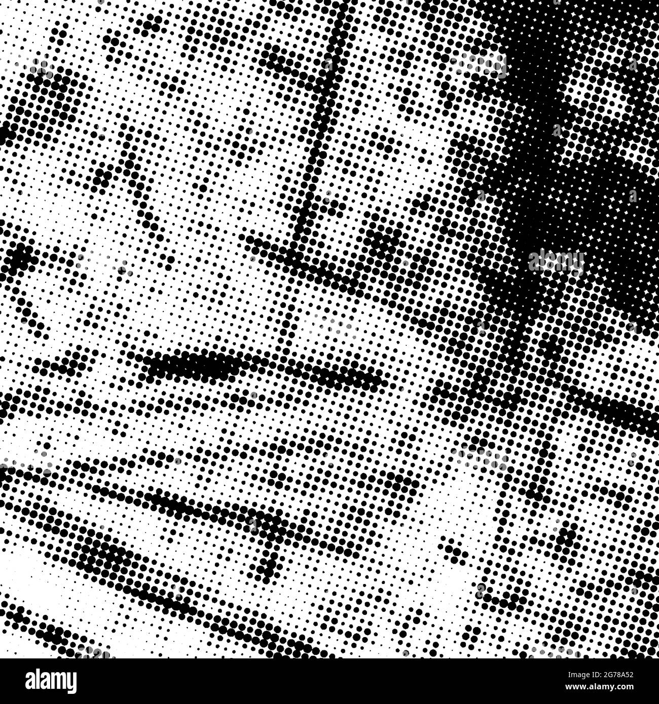 Distress grunge halftone overlay texture. Dirty noise aging pop art ...