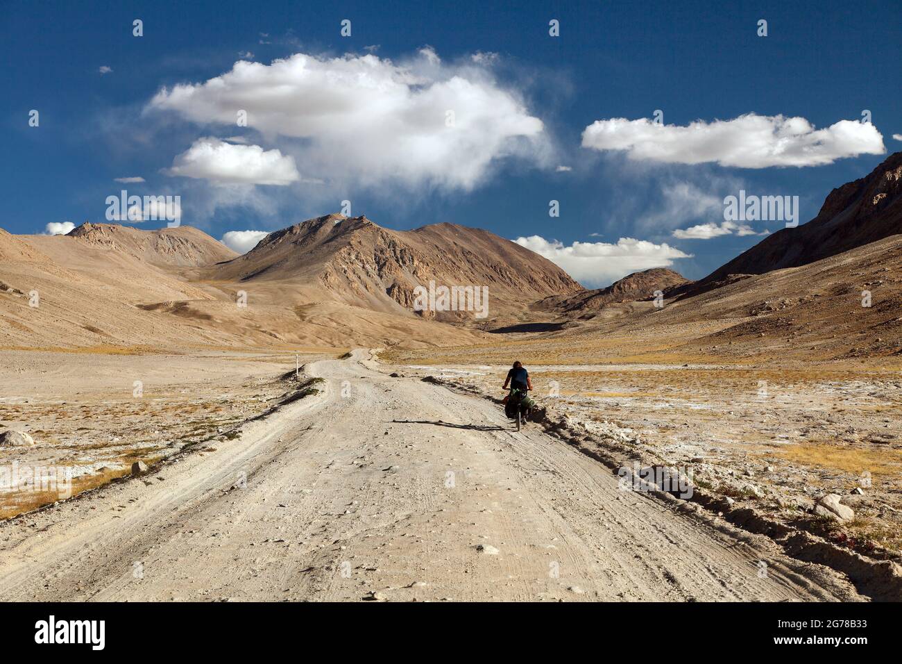 Cycling the pamir highway hi-res stock photography and images - Alamy