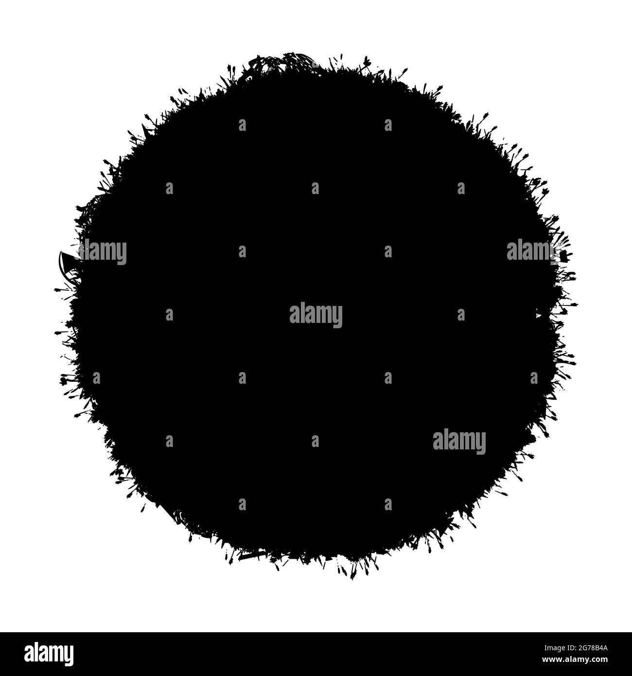 Circle Stamp Texture Stock Vector Image & Art - Alamy