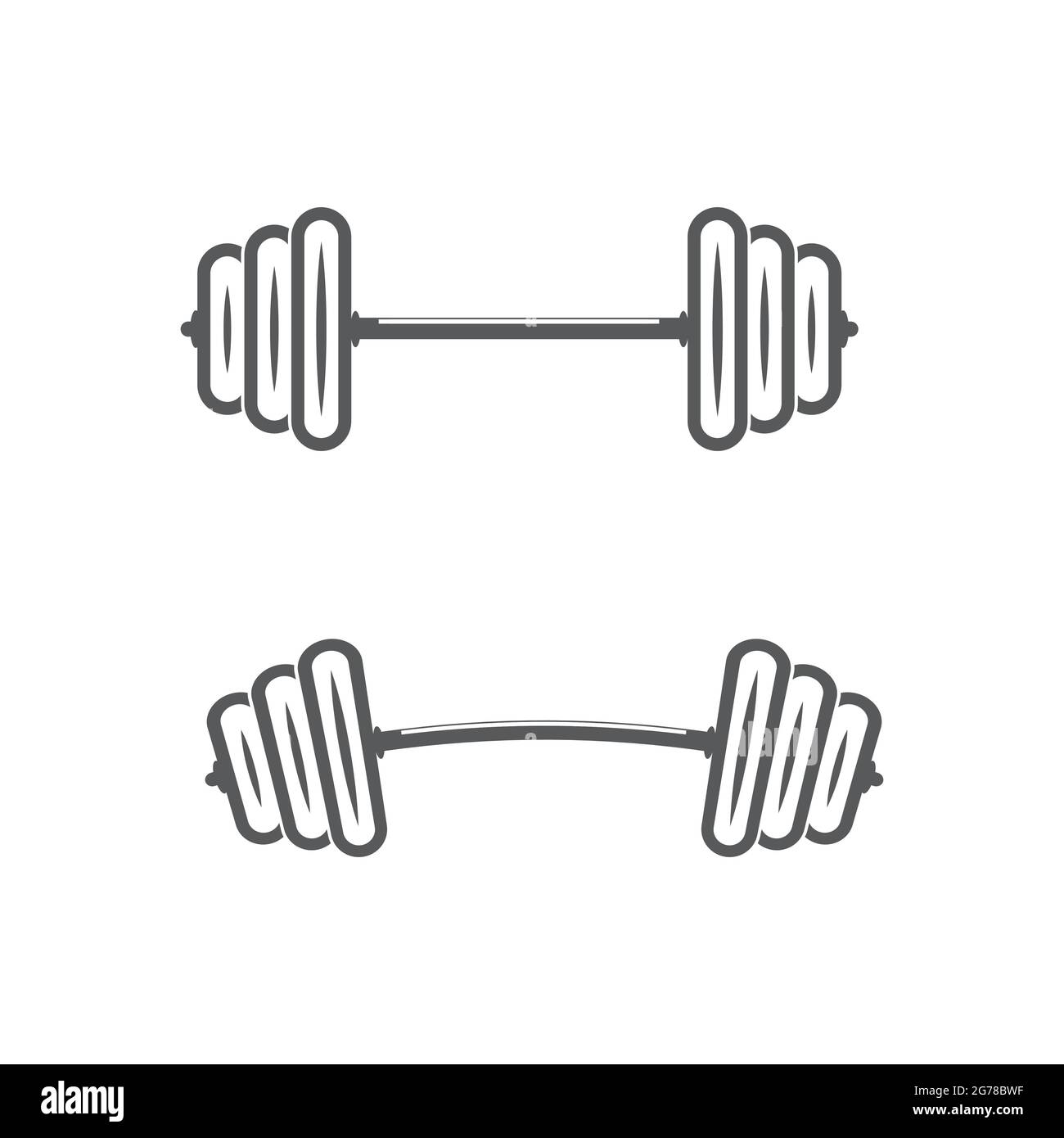 Vector object and Icons for Sport Label, Gym Badge, Fitness Logo Design ...