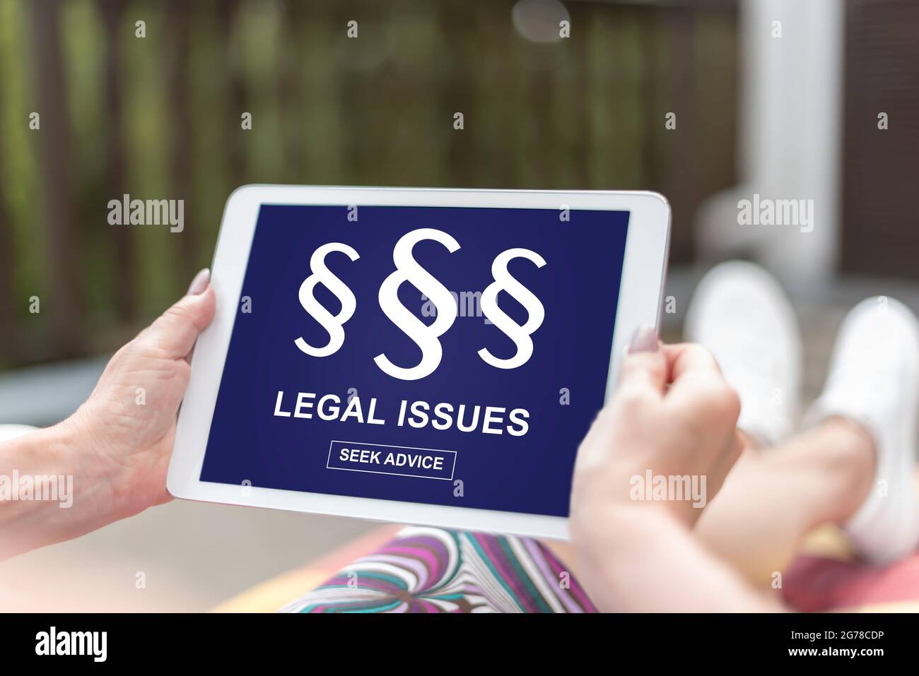 Female hand holding scale justice hi-res stock photography and images ...