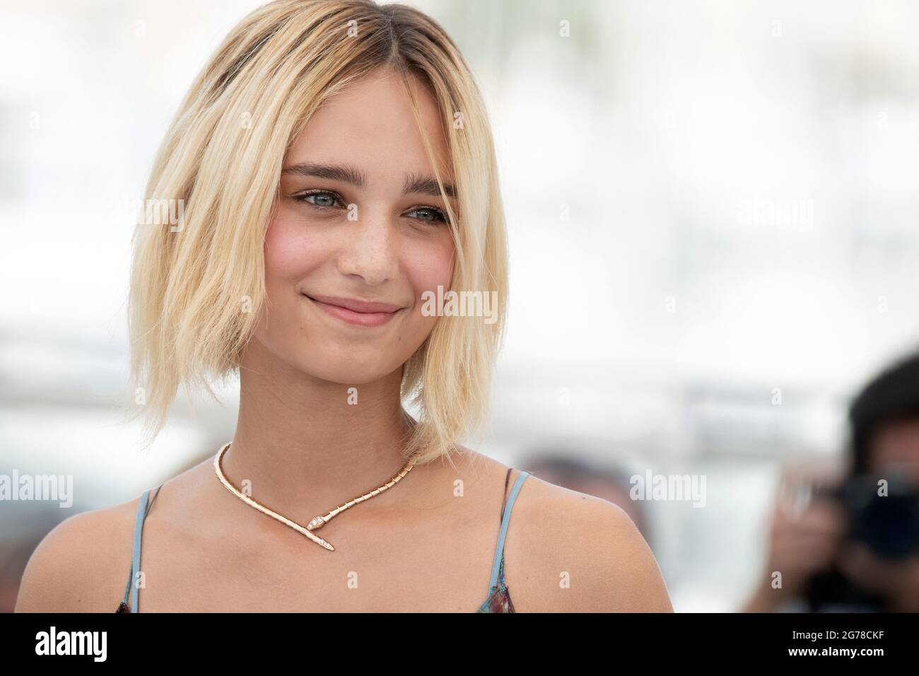 Cannes, France. 12th July, 2021. Director Nanni Moretti attends the Tre ...