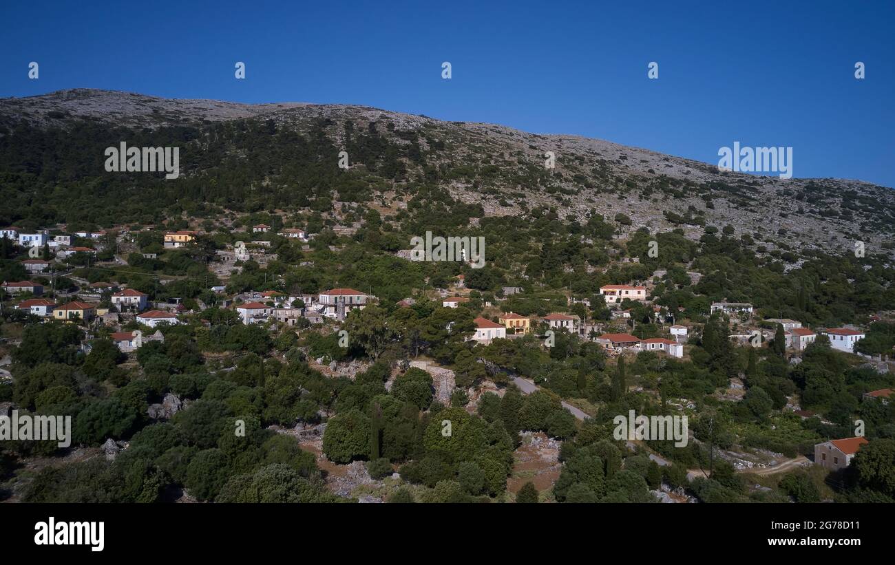 Town view of anogi hi-res stock photography and images - Alamy