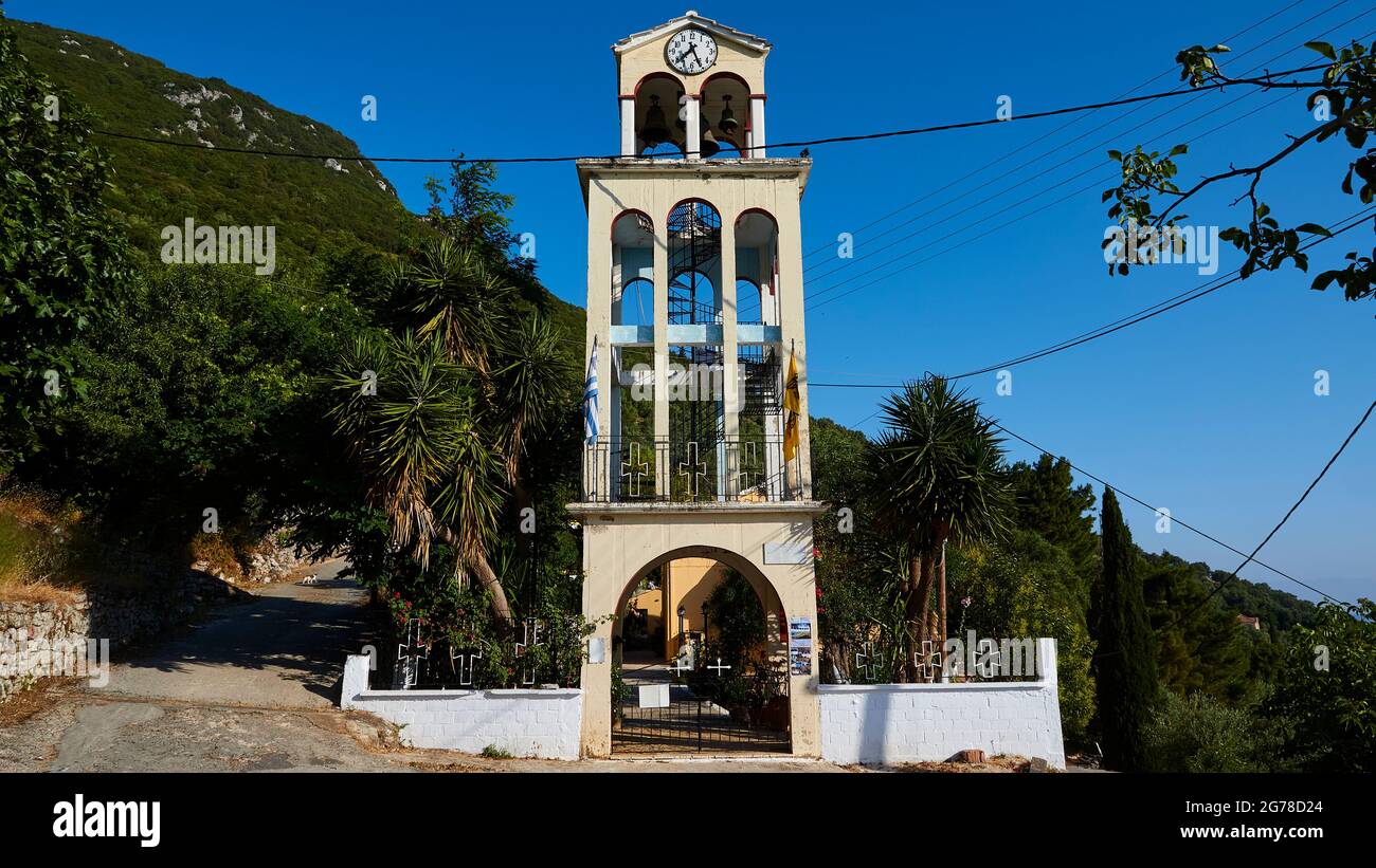 Ionian Islands, Ithaka, island of Odysseus, Vathi, district Perachori ...