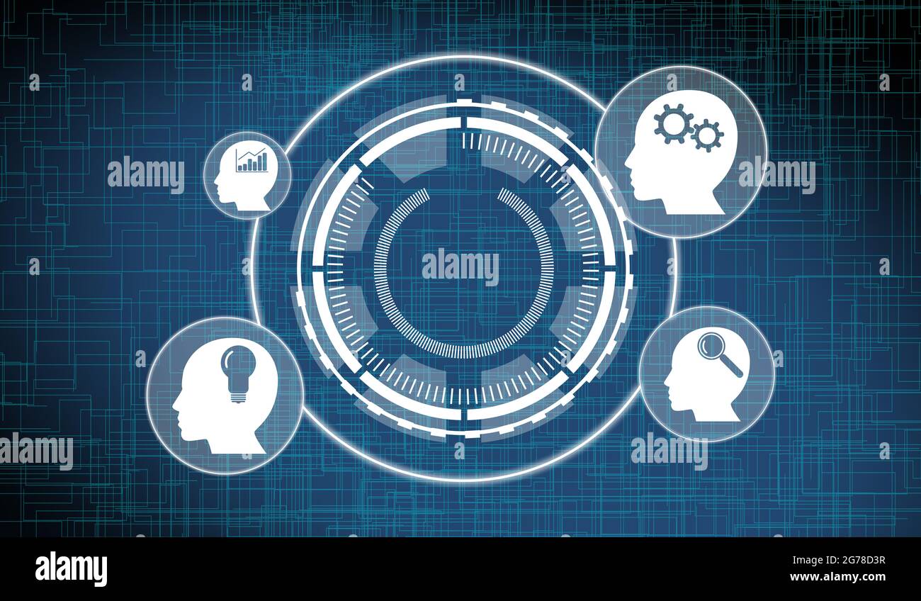 Illustration of a process improvement concept Stock Photo - Alamy