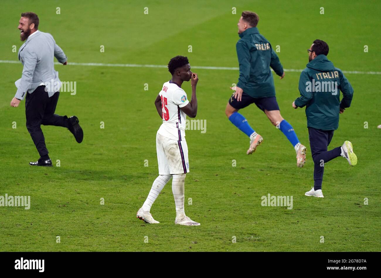 Euro 2020 final saka penalty hi-res stock photography and images - Alamy