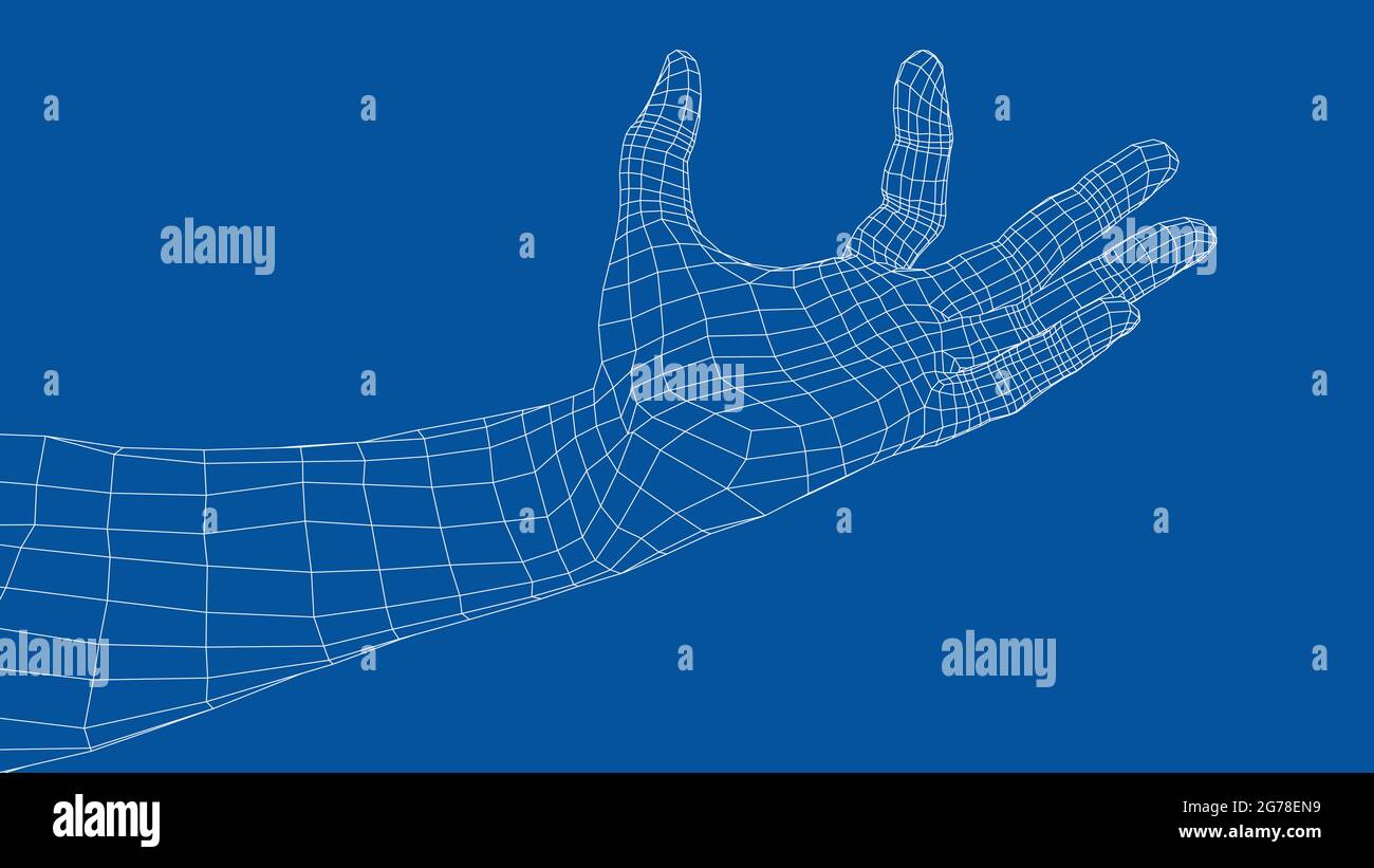 Hand hold some tiny or thin object. Vector Stock Vector Image & Art - Alamy