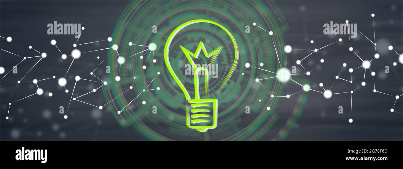 Illustration of an idea concept Stock Photo - Alamy