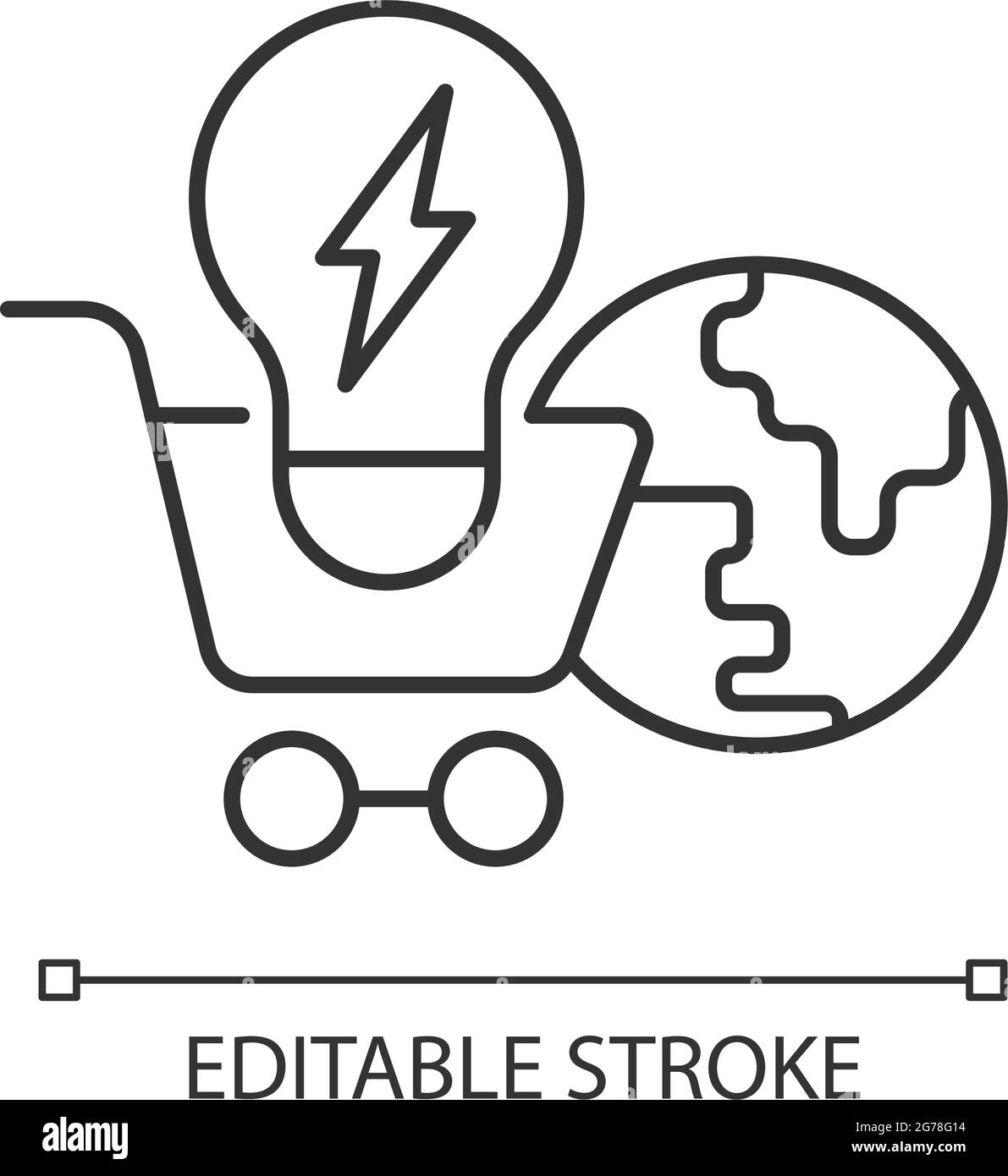 Global energy markets linear icon Stock Vector Image & Art - Alamy