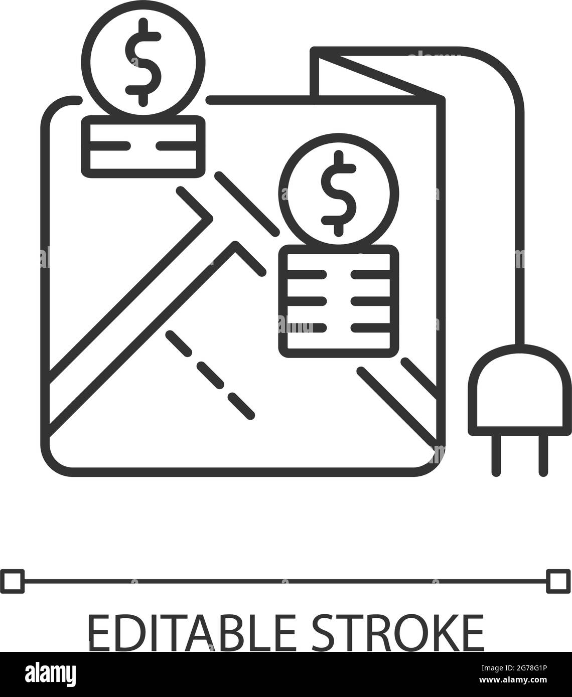 Pricing by locality linear icon Stock Vector Image & Art - Alamy