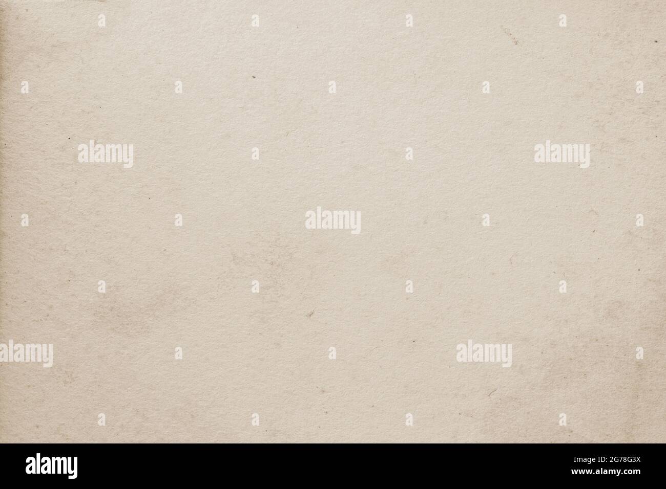 Texture of old light cream aged paper, dirt stains, spots, wrinkle ...