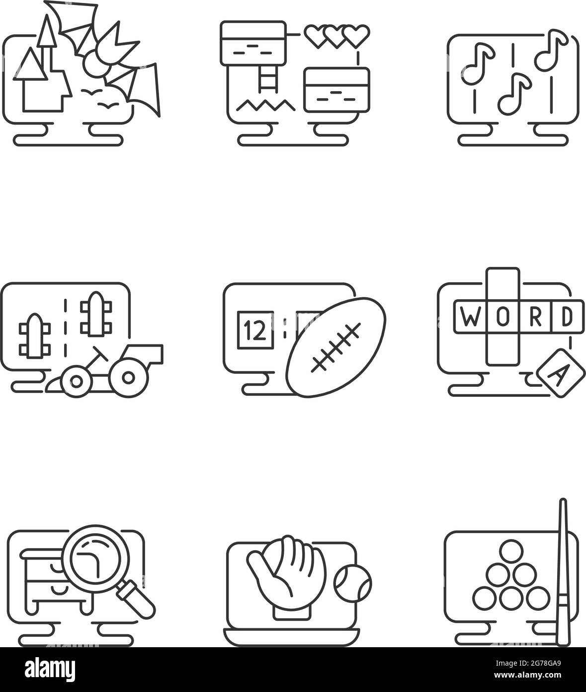 Network simulator Stock Vector Images - Alamy