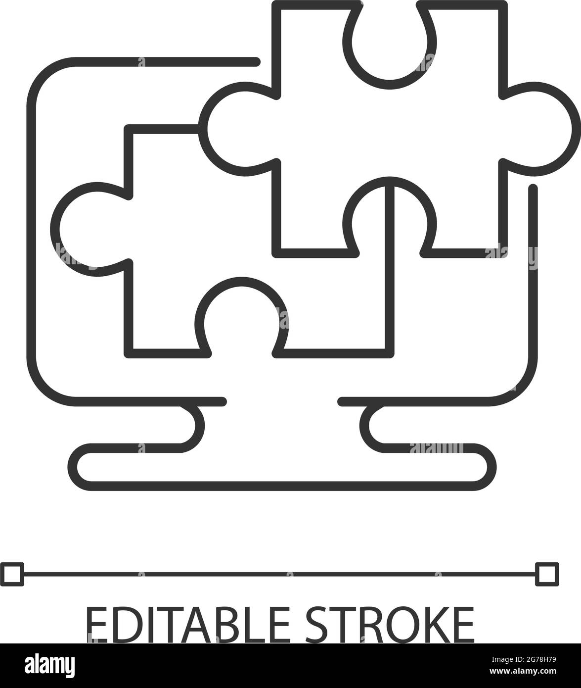 Online game connect icon Stock Vector Images - Alamy