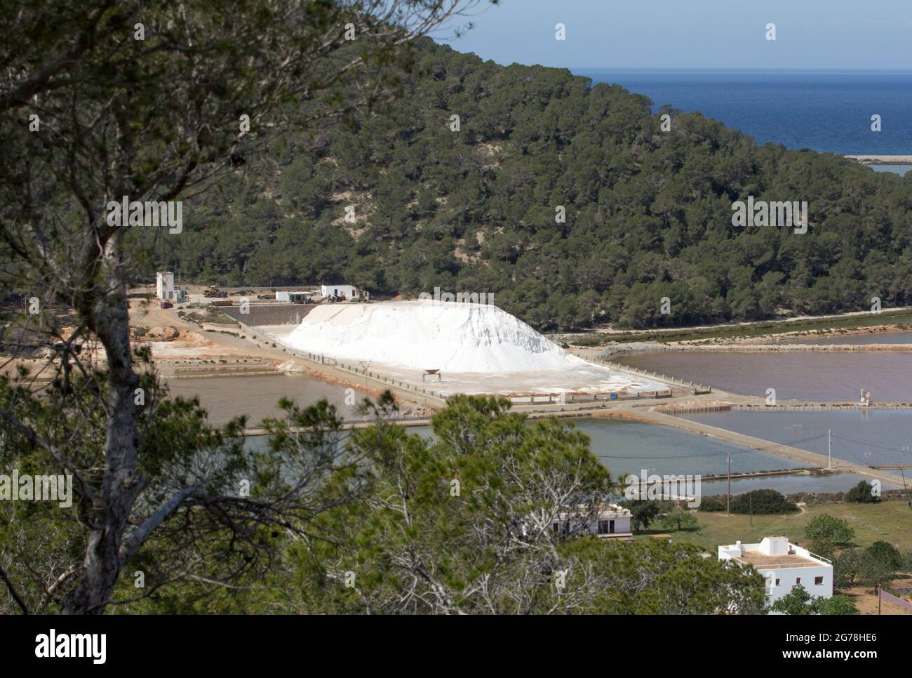 Salt pans, Ibiza Stock Photo - Alamy