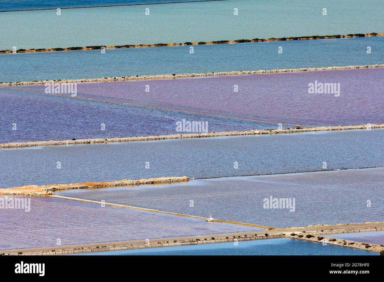 Salt pans, Ibiza Stock Photo - Alamy