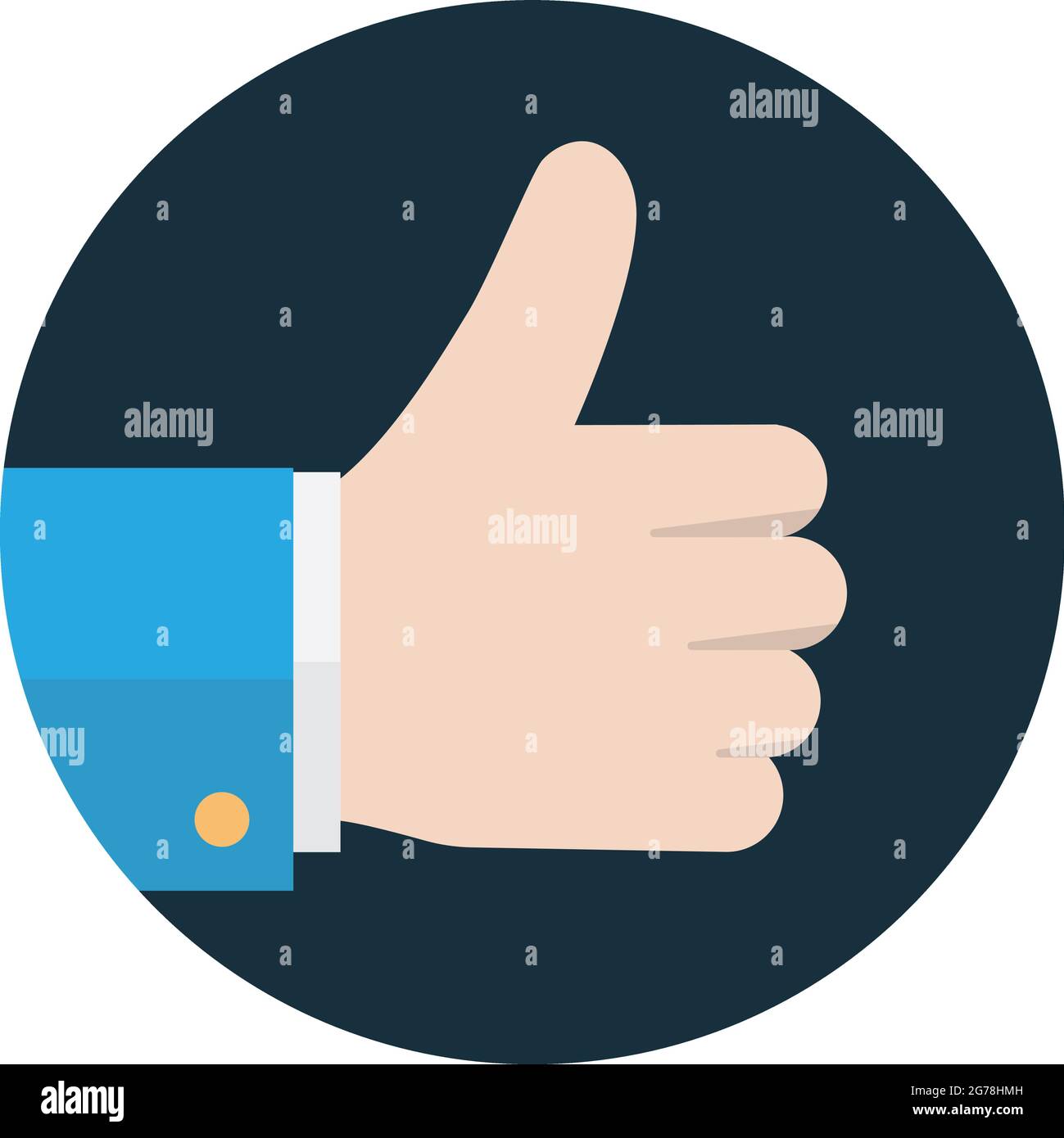 thumb up hand sign Stock Vector Image & Art - Alamy