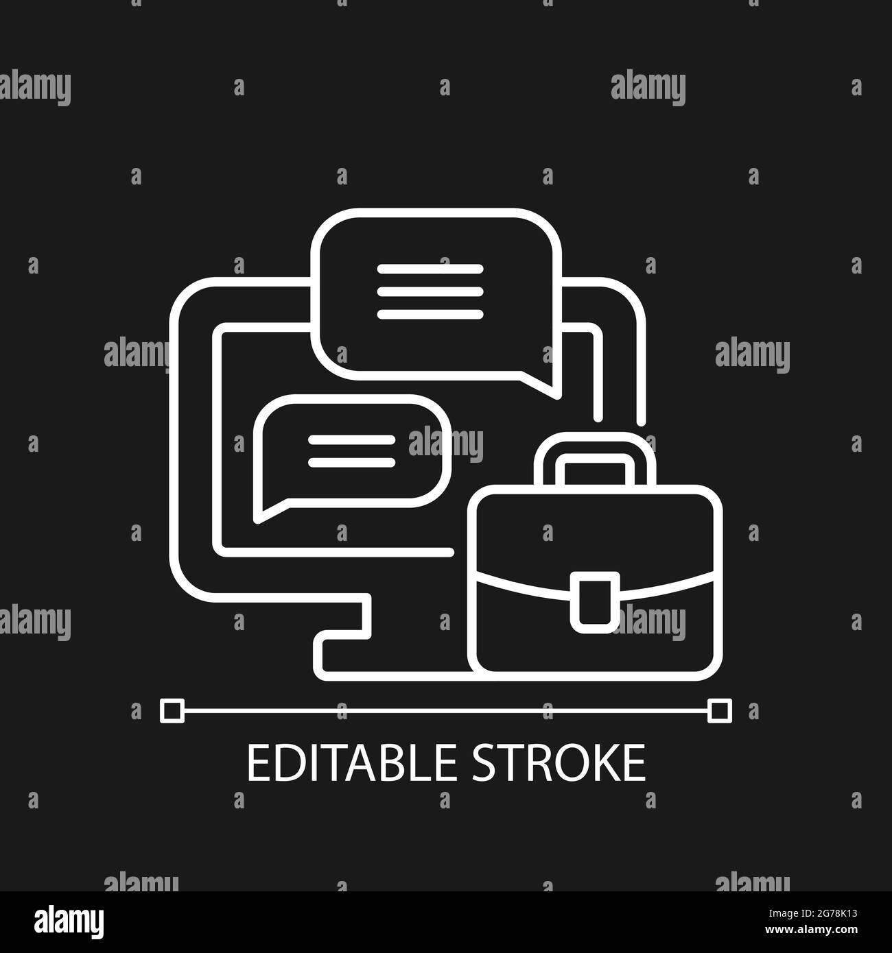 Dark workplace Stock Vector Images - Alamy