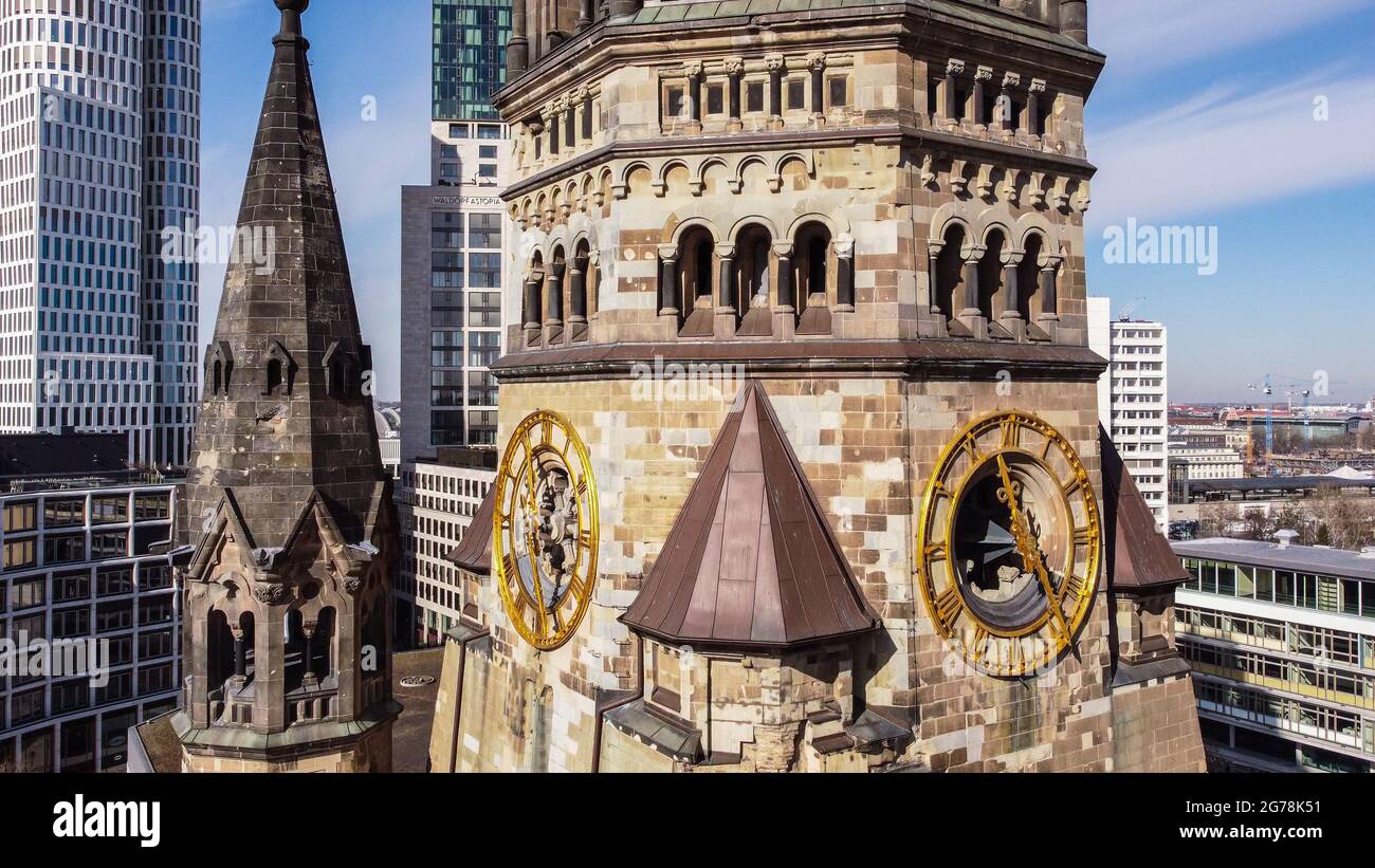 Famous Kaiser Wilhelm Memorial Church in Berlin - urban photography ...