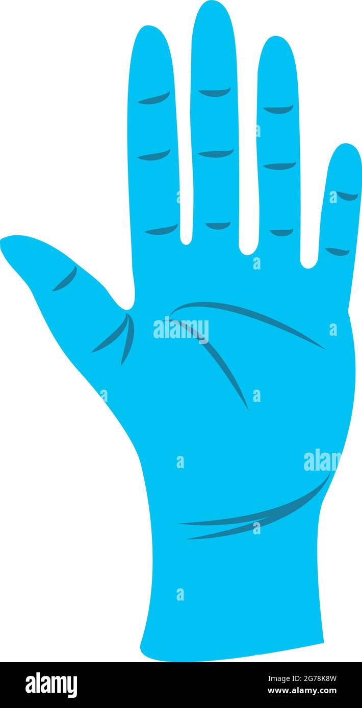 blue left hand Stock Vector Image & Art - Alamy