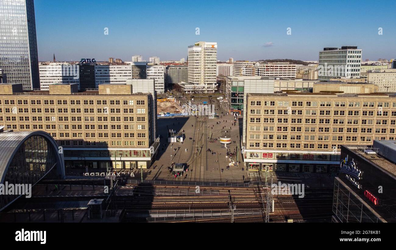 Beautiful city of Berlin from above - aerial view - urban photography ...