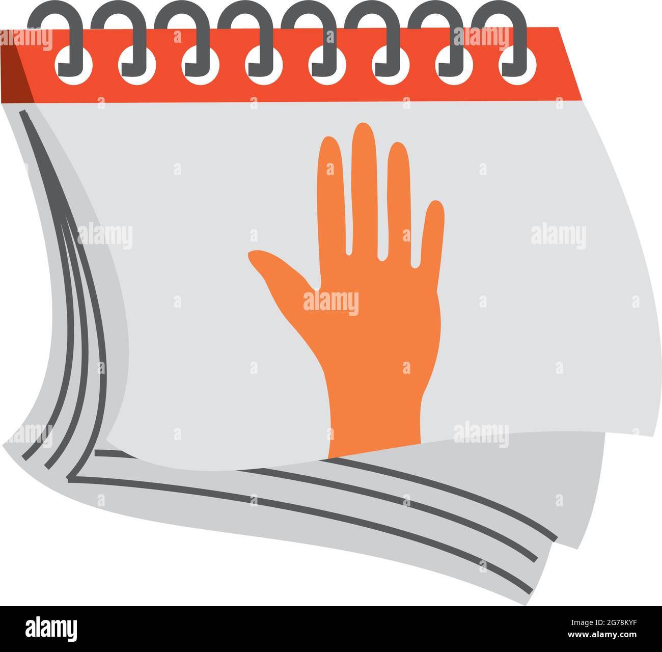 calendar left hand Stock Vector Image & Art - Alamy
