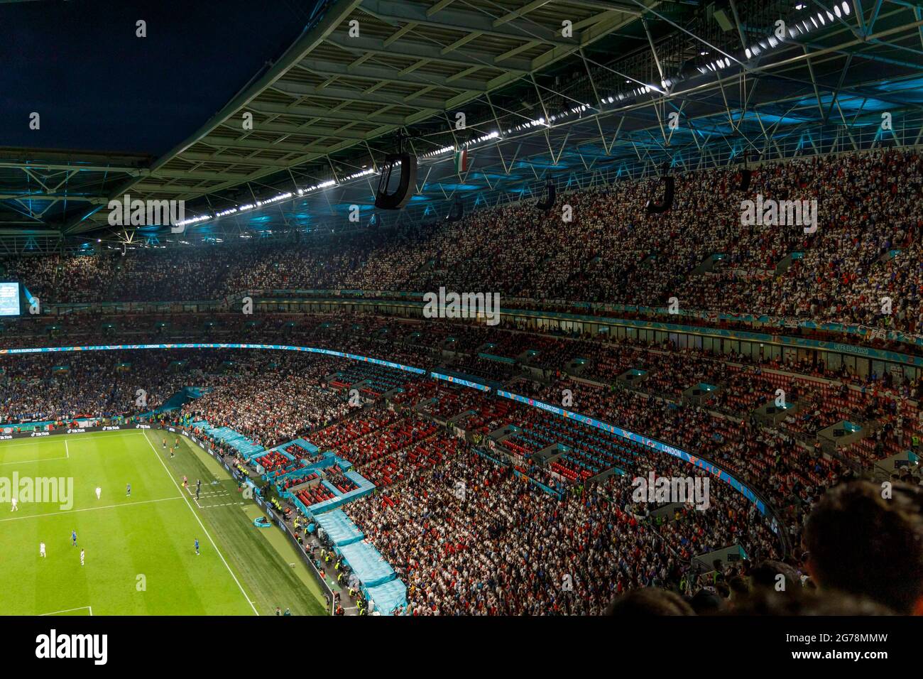 London, UK. 11th July, 2021. A general view of play during the UEFA ...