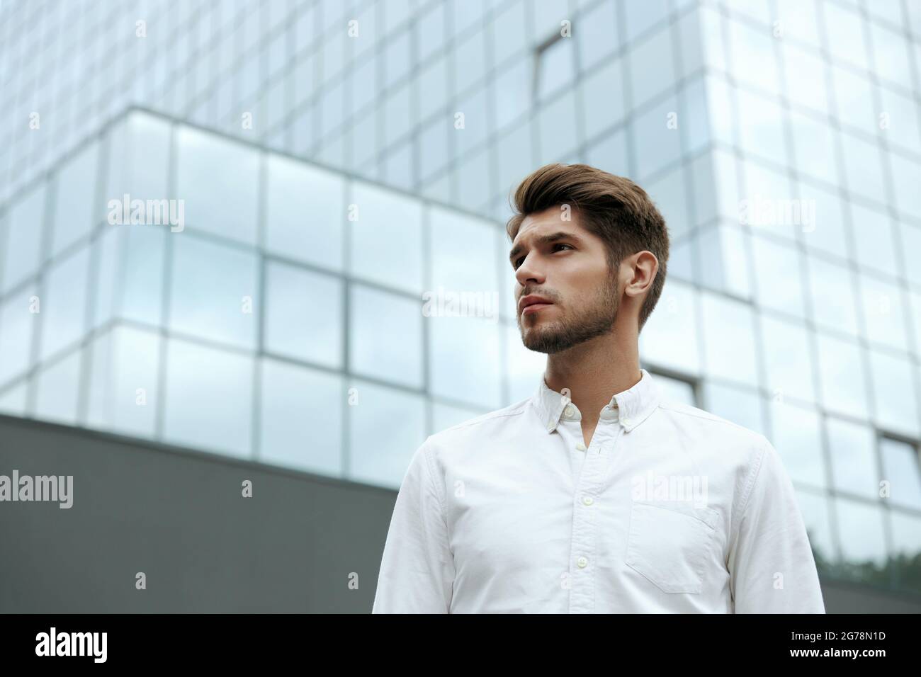 Beautiful young european man hi-res stock photography and images - Alamy