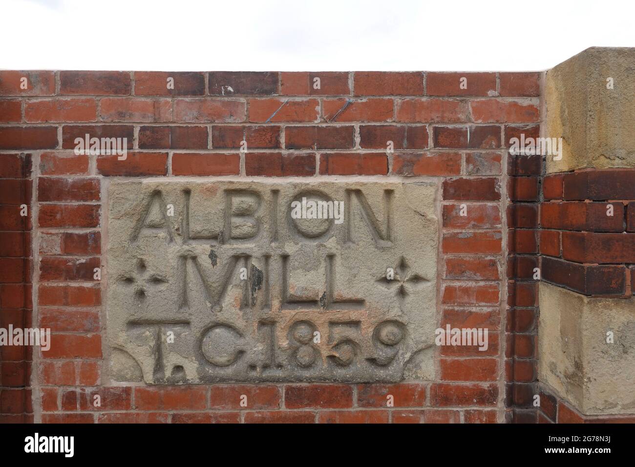 Albion Mill, the site of Swizzels sweet factory, New Mills, Derbyshire ...