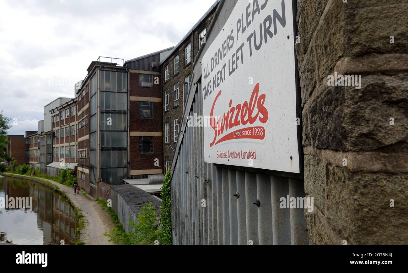 Swizzels factory in New Mills , Derbyshire Stock Photo - Alamy